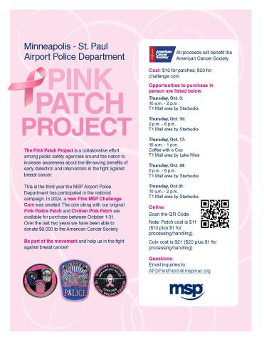 Support breast cancer research with APD's Pink Patch campaign | MyMSPConnect